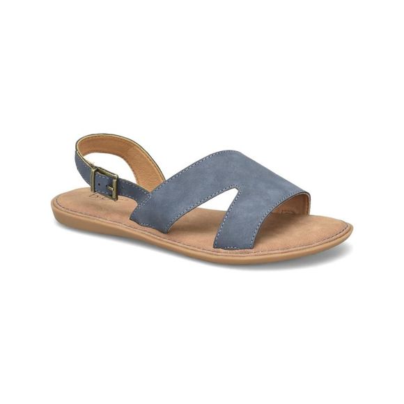 boc | Shoes | Boc Womens Blue Cut Out Adjustable Milania Open Toe Wedge ...